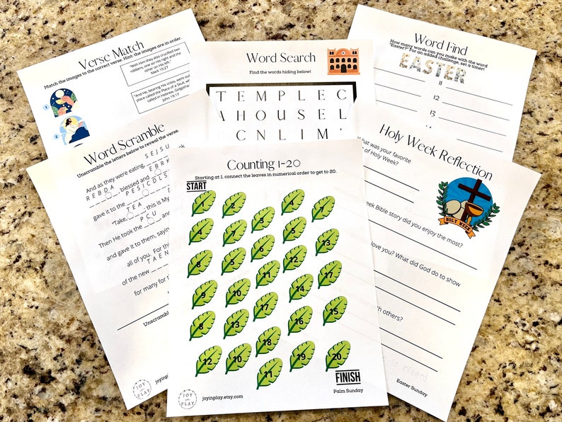 Orthodox Holy Week Printable Activity Pack, Busy Book, Christian ...