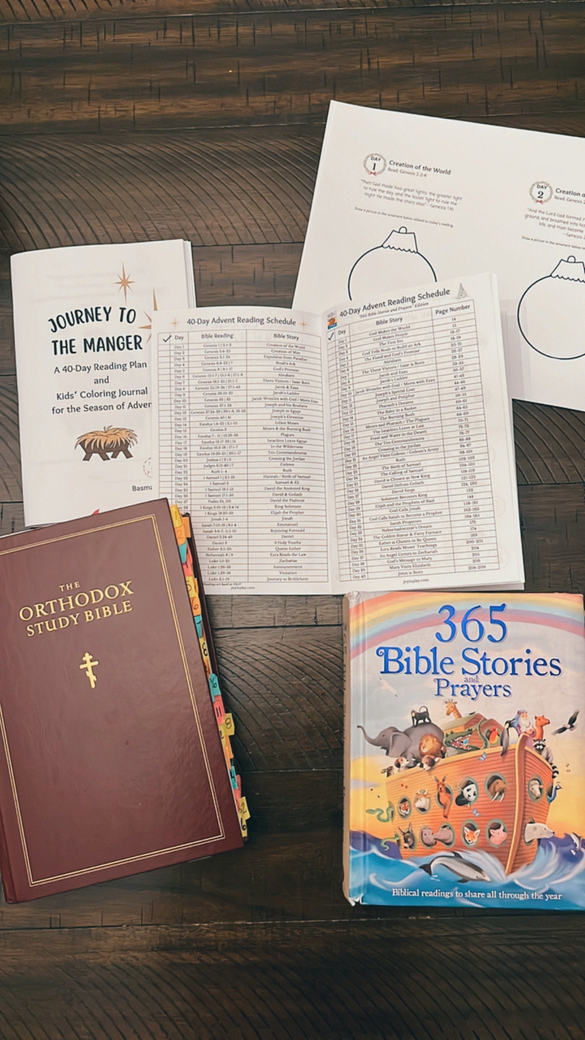 Orthodox Jesse Tree, Printable Activity Pack, Journal Keepsake ...