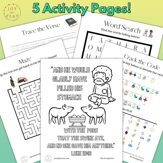 Prodigal Son Word Search