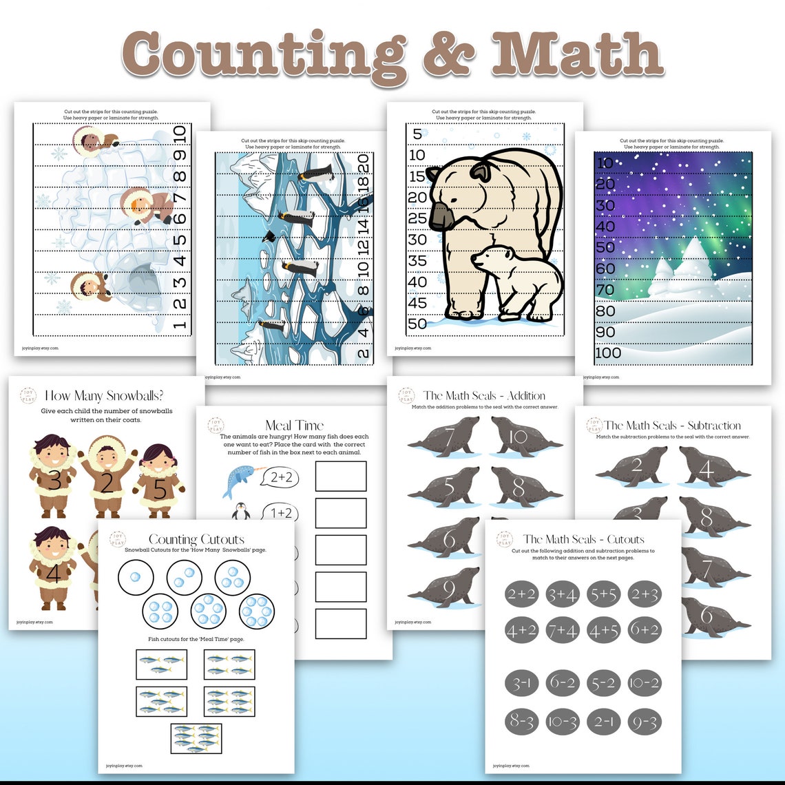 40-page Arctic Unit Study Activity Printable Pack Arctic | Etsy