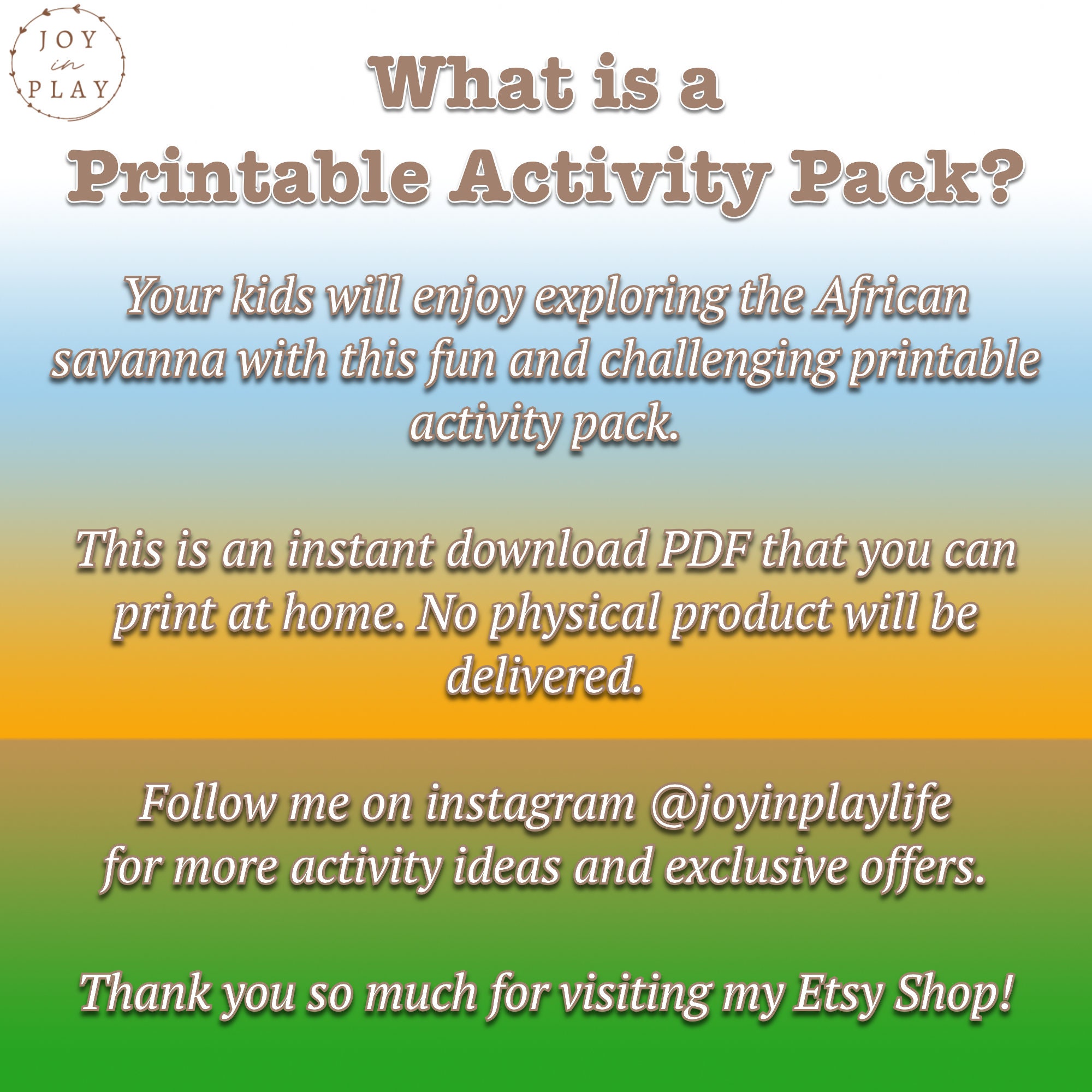 African Animals Activity Printable Pack, Busy Book, Montessori, Reading ...