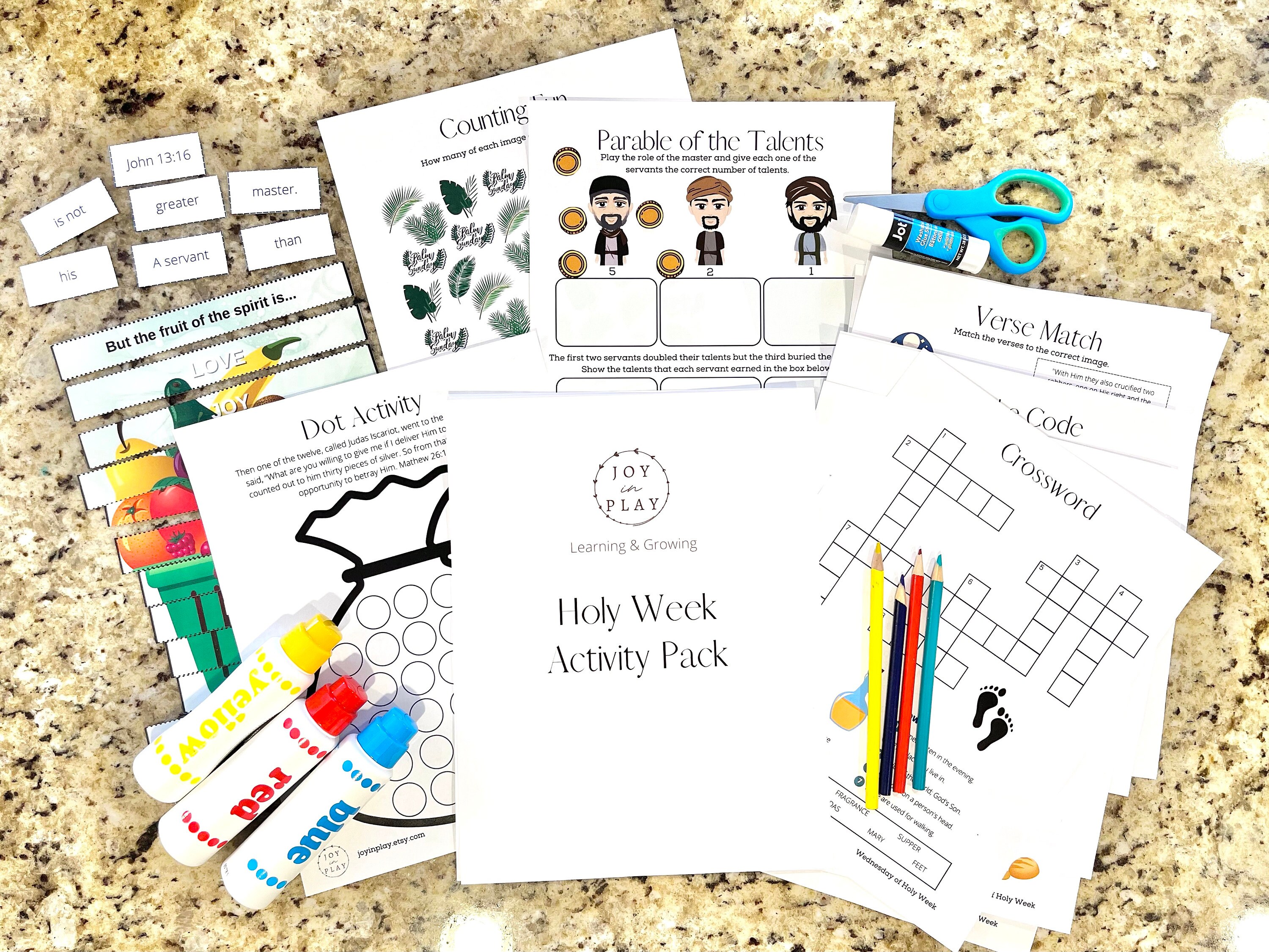 Orthodox Holy Week Printable Activity Pack, Busy Book, Christian ...