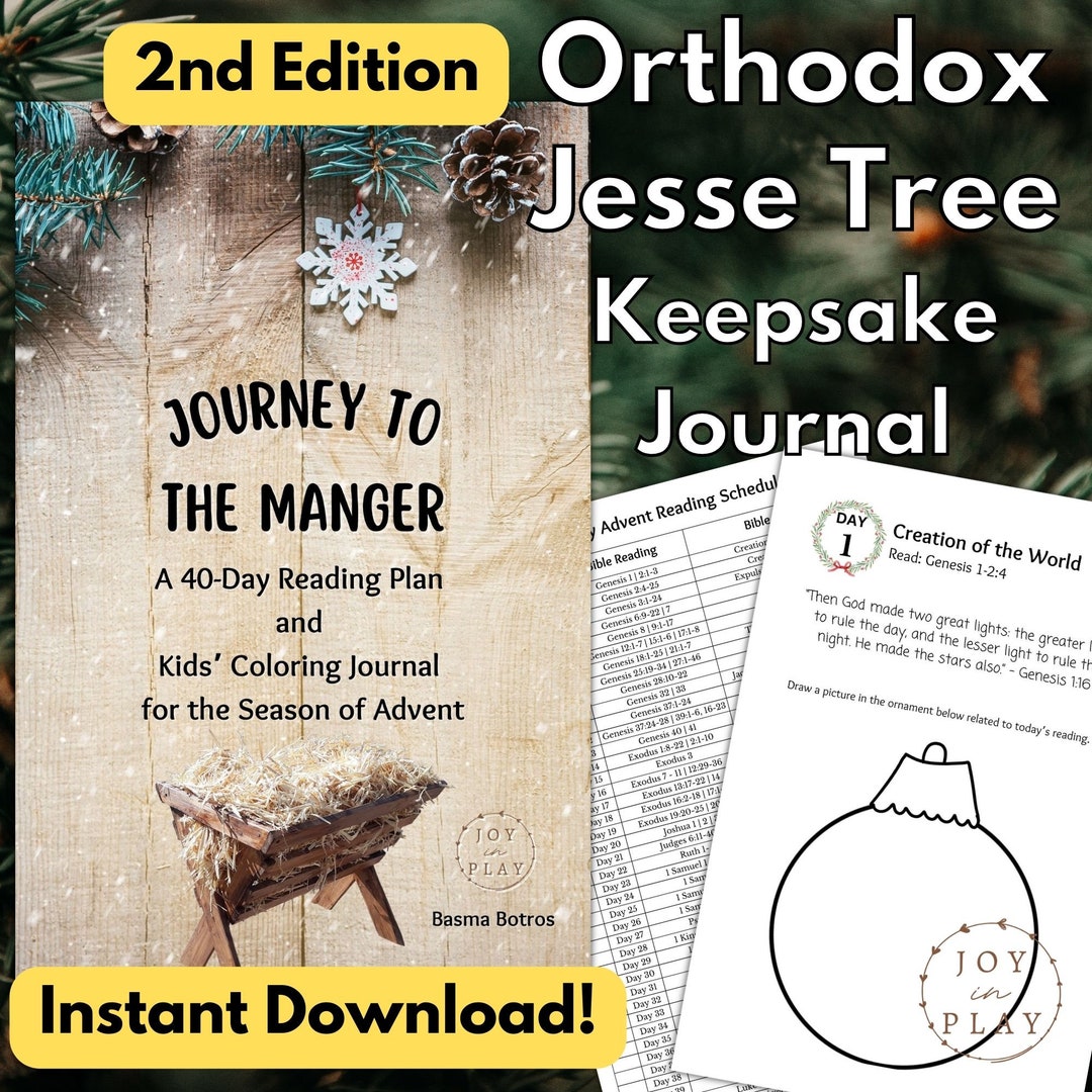 Orthodox Jesse Tree, Printable Activity Pack, Journal Keepsake ...