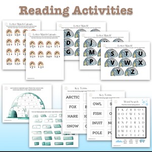 40-page Arctic Unit Study Activity Printable Pack, Busy Book, Arctic ...