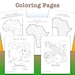 African Animals Activity Printable Pack, Busy Book, Montessori, Reading ...