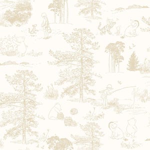Winnie the Pooh Adhesive Wallpaper - Etsy