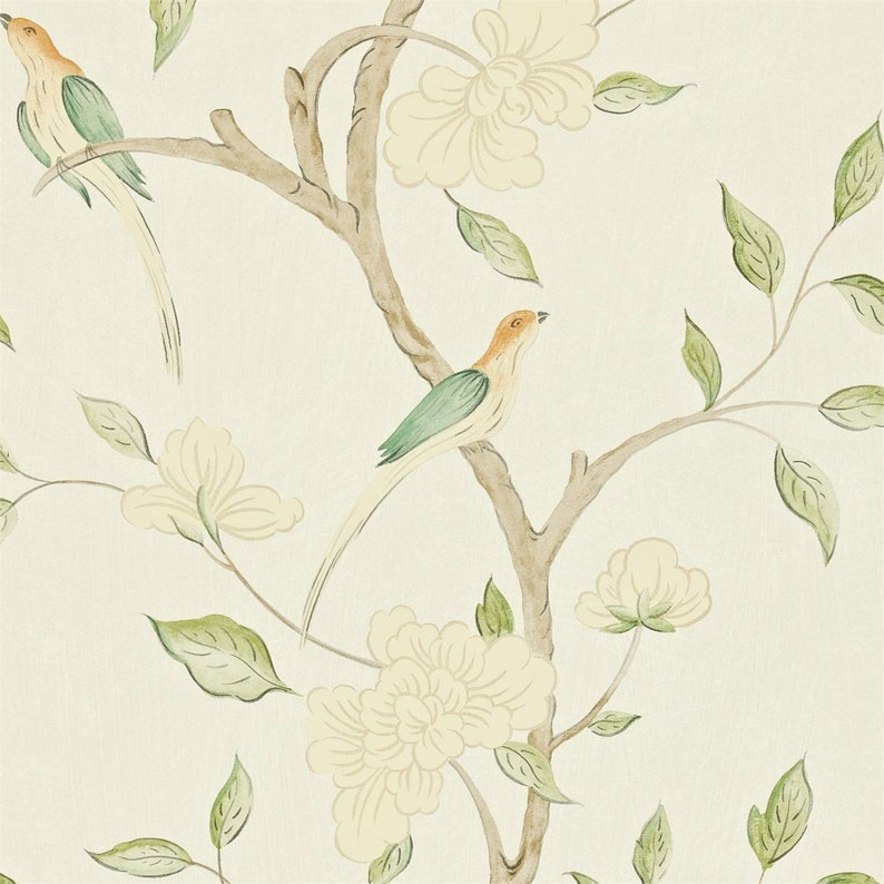 Songbird Wallpaper - Traditional Wallpaper - Etsy