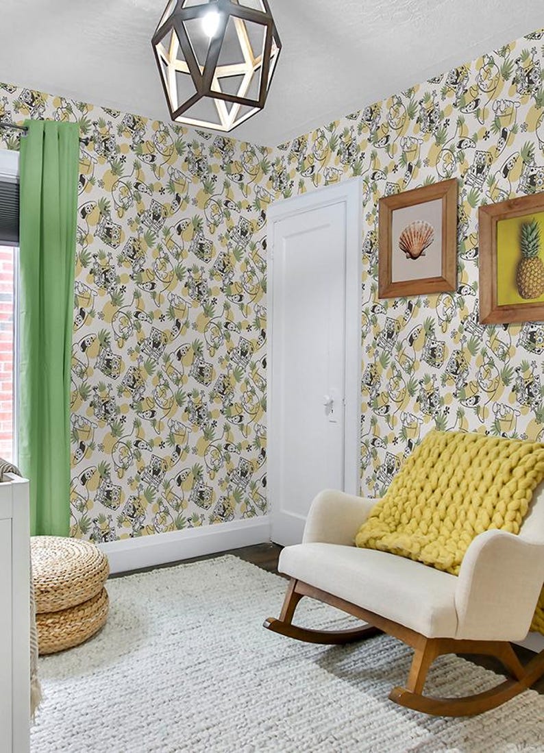 Spongebob and Patrick Peel & Stick Wallpaper - Self Adhesive Wallpaper ...