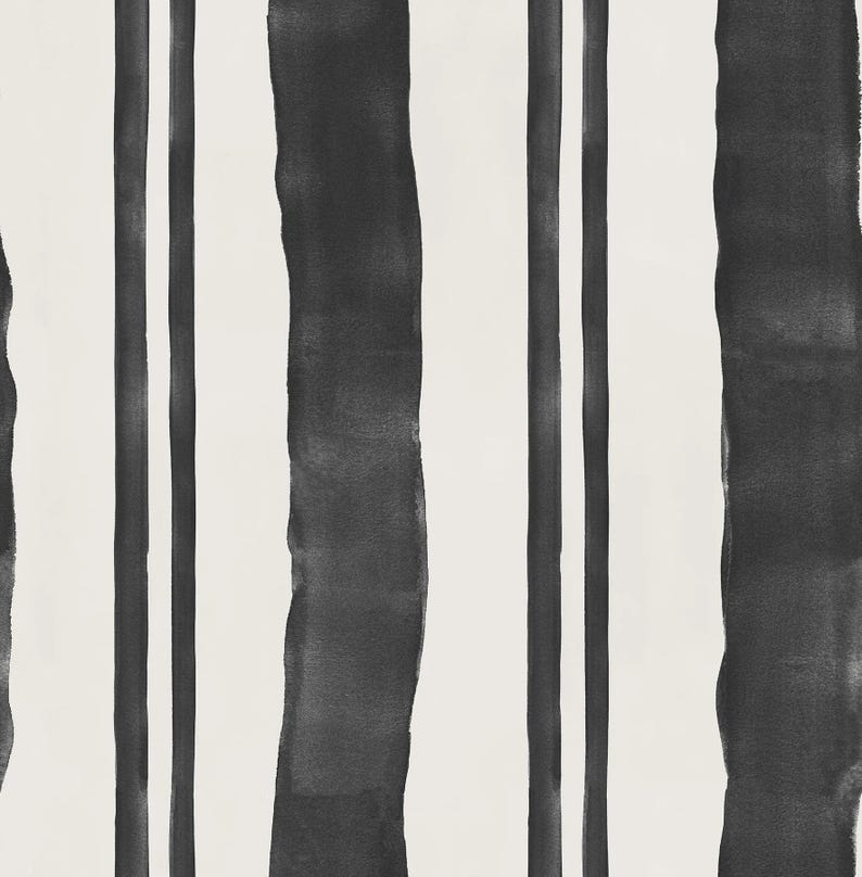 Watercolor Stripe Peel & Stick Wallpaper Self Adhesive Wallpaper - Etsy