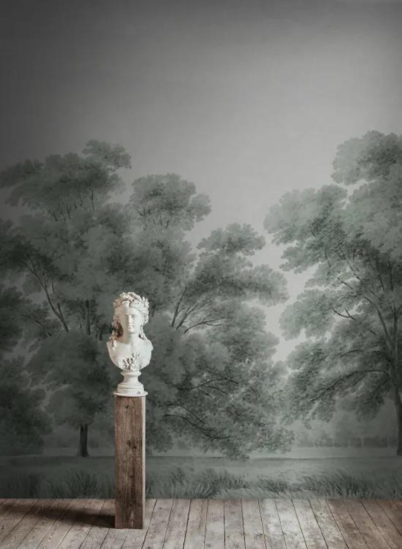 Whispering Trees Peel & Stick Mural Wallpaper Self Adhesive Wallpaper ...