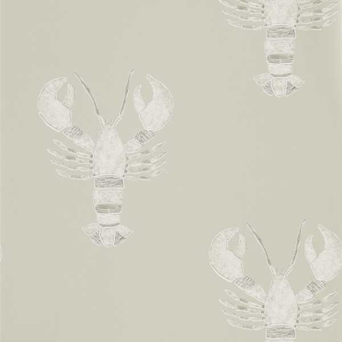 Lounging Lobsters Wallpaper Traditional Wallpaper - Etsy