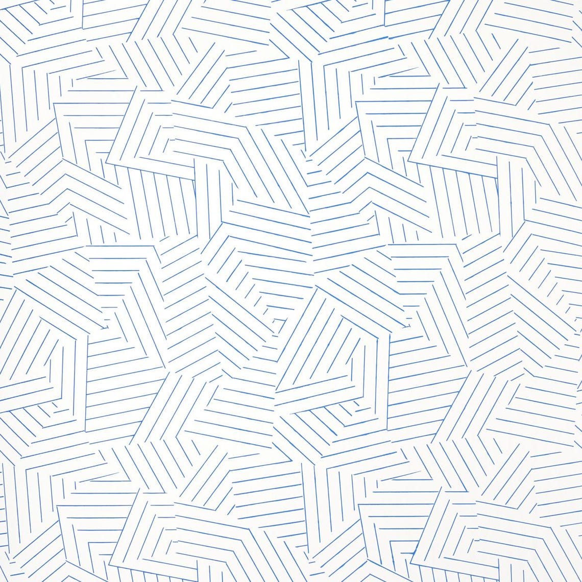 Deconstructed Stripe Geometric Wallpaper Traditional Wallpaper - Etsy