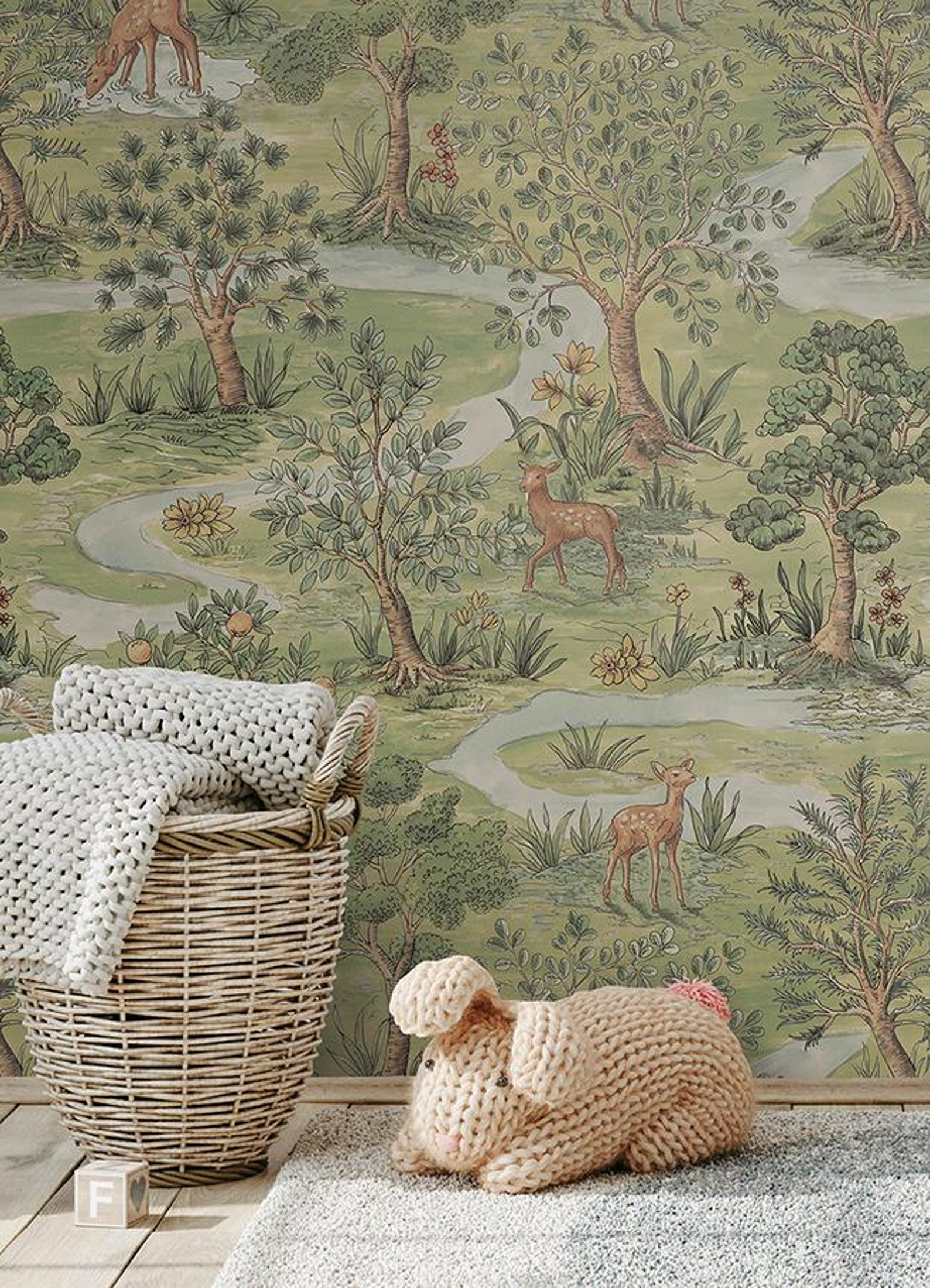Bramble Forest Woodland Peel & Stick Wallpaper - Self Adhesive ...
