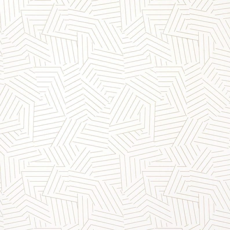 Deconstructed Stripe Geometric Wallpaper Traditional Wallpaper - Etsy