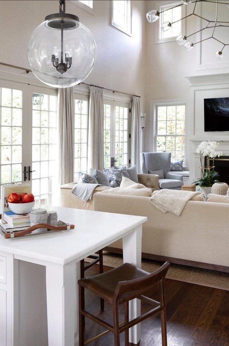 Hamptons Linen Wallpaper Traditional Wallpaper - Etsy