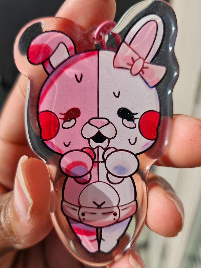Monokuma and Monomi Charm Keychains Danganronpa // Acrylic Keychains ...