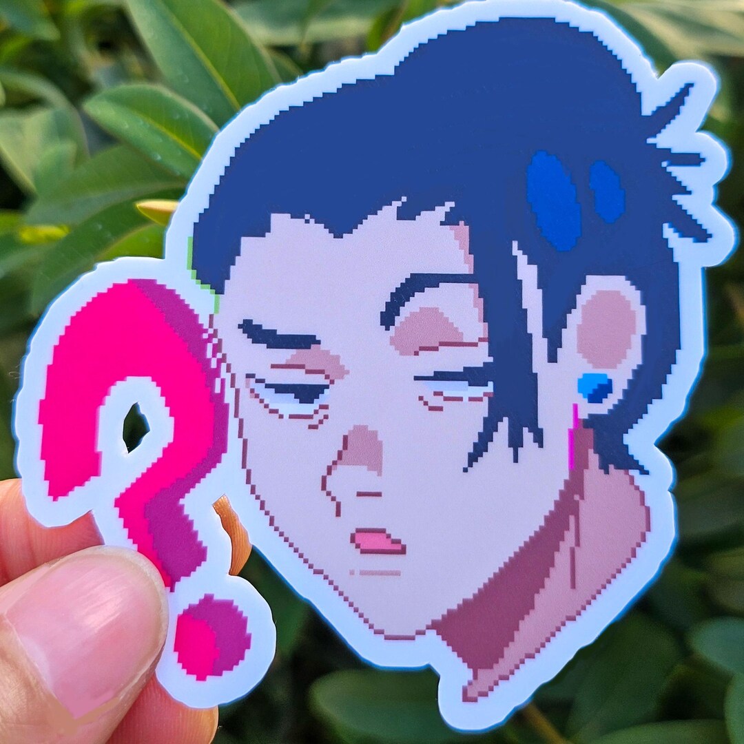 Sorcerer Hotties Pixel Stickers // Toji, Satosugu, Nanami // Waterproof ...