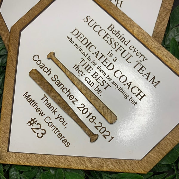 Baseball Coach Gift - Etsy