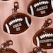 Football Key Chains / Bag Tags / Football Team Gifts - Etsy