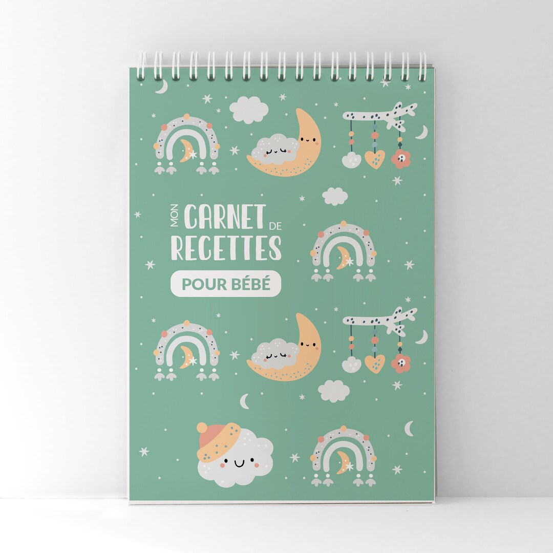 Recipe Book to Fill in for Diversifying Baby Food - Etsy