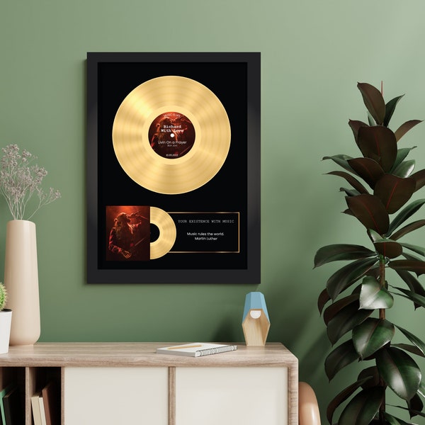 Gold Record Plaque - Etsy