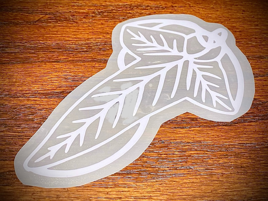 LOTR Leaf of Lorien Vinyl Sticker, LOTR, Lord of the Rings, Vinyl ...