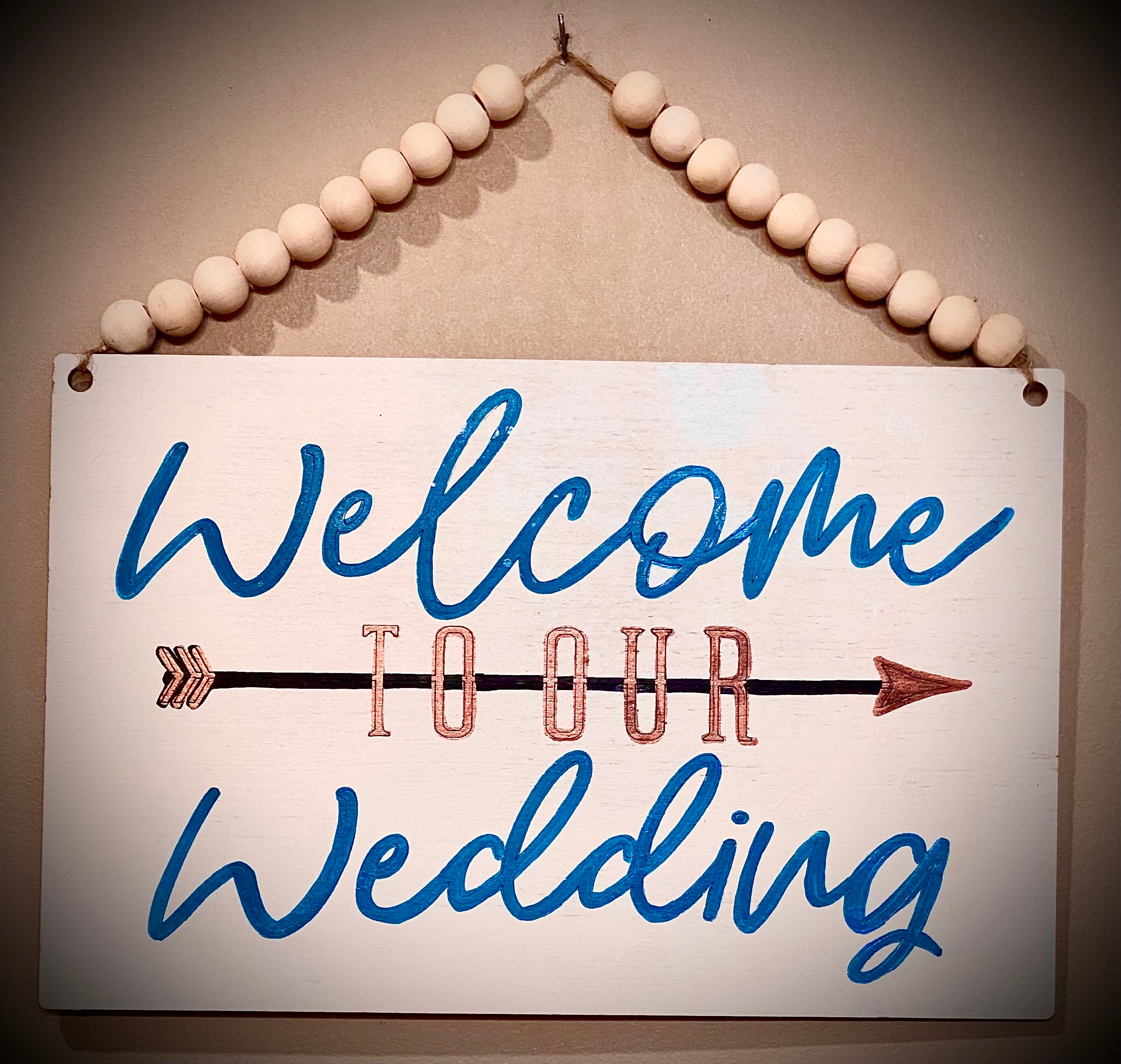 Welcome to Our Wedding Sign, Wedding Sign, Vows, Wedding, Renewals ...