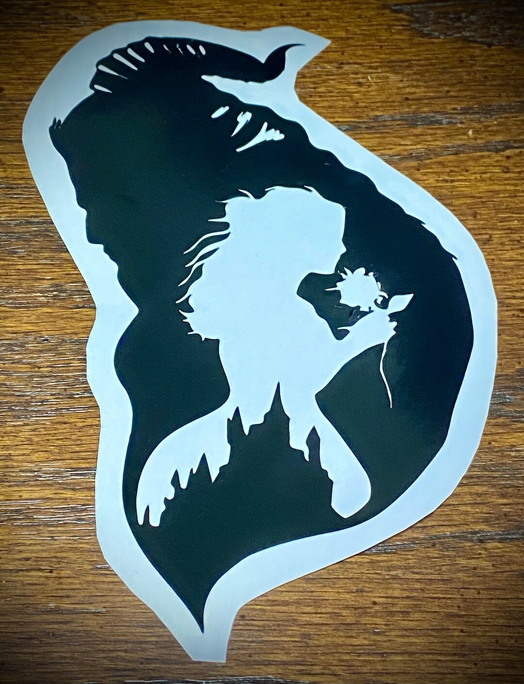 Beauty and the Beast Vinyl Sticker, Disney, Beauty and the Beast, Vinyl ...