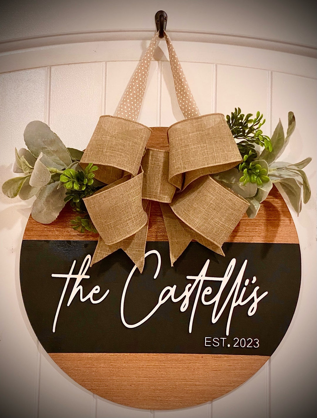 Customizable Color Block Door Sign, Customizable, Door Sign, Door ...