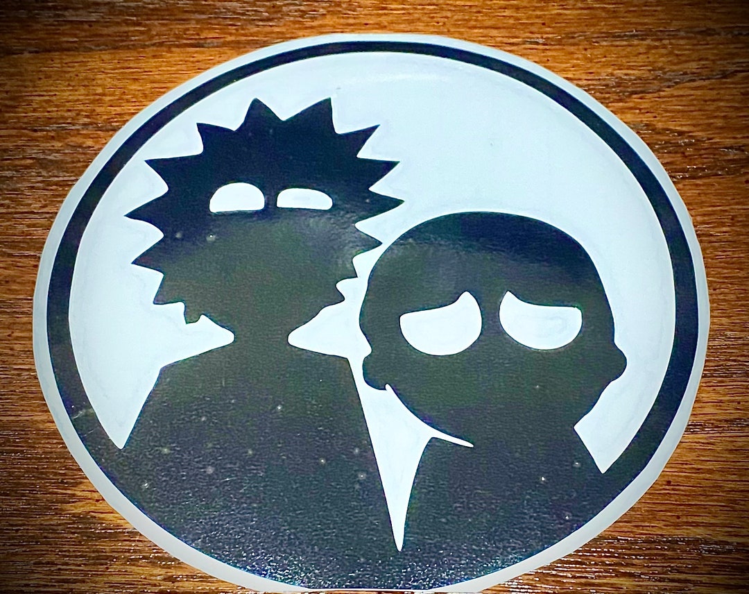 Rick and Morty Vinyl Sticker, Rick and Morty, Vinyl, Sticker, Decal ...