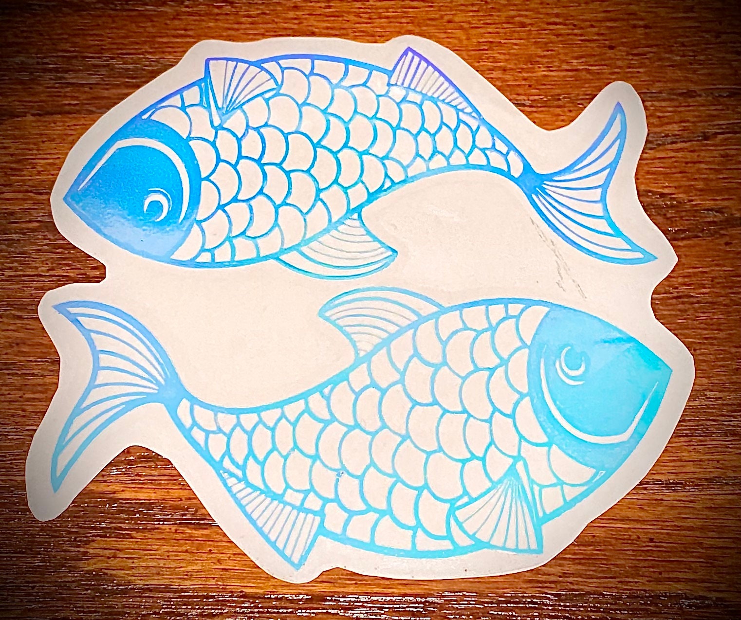 Pisces Fish Vinyl Sticker, Pisces, Zodiac Sign, Fish, Vinyl Sticker ...