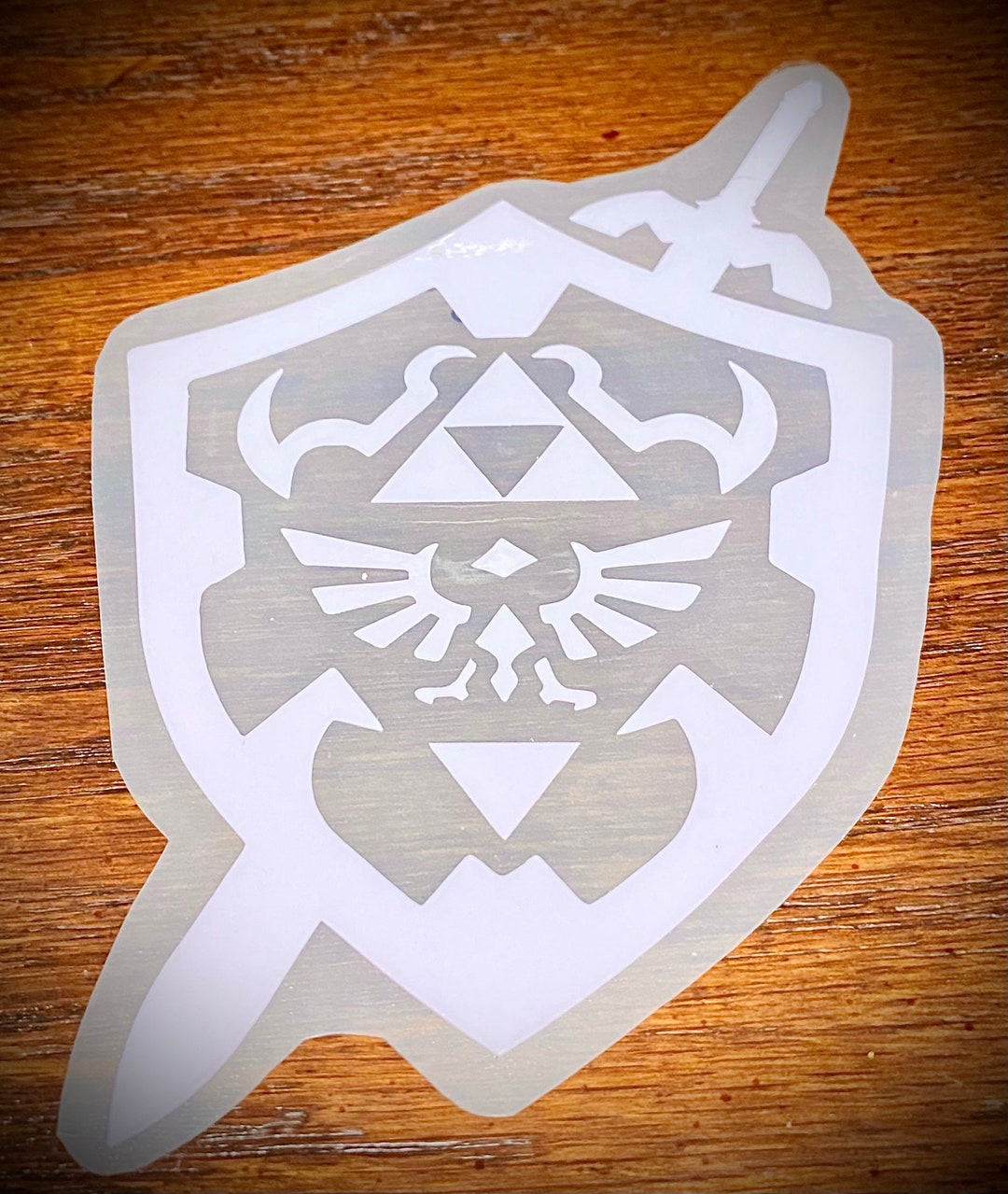 Zelda Master Shield Vinyl Sticker, Zelda, Master Shield, Gaming, Gamer ...