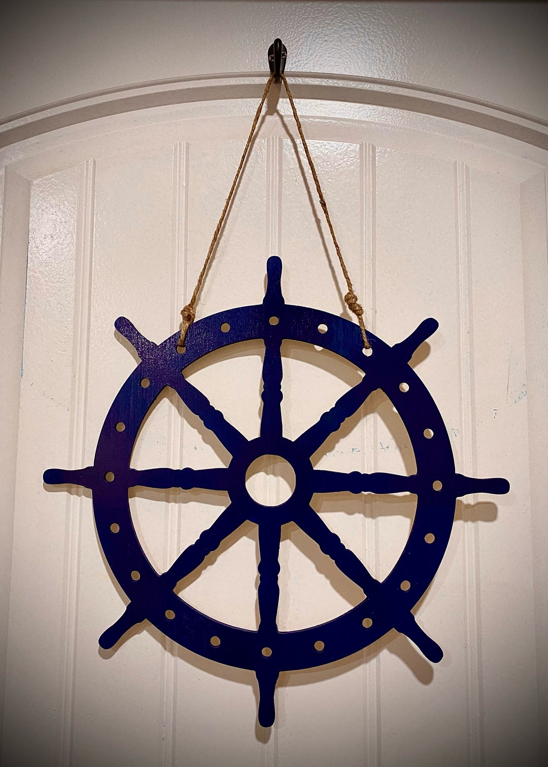 Captain's Wheel Wood Wall Decor, Captains Wheel, Wall Decor, Wood, Home ...