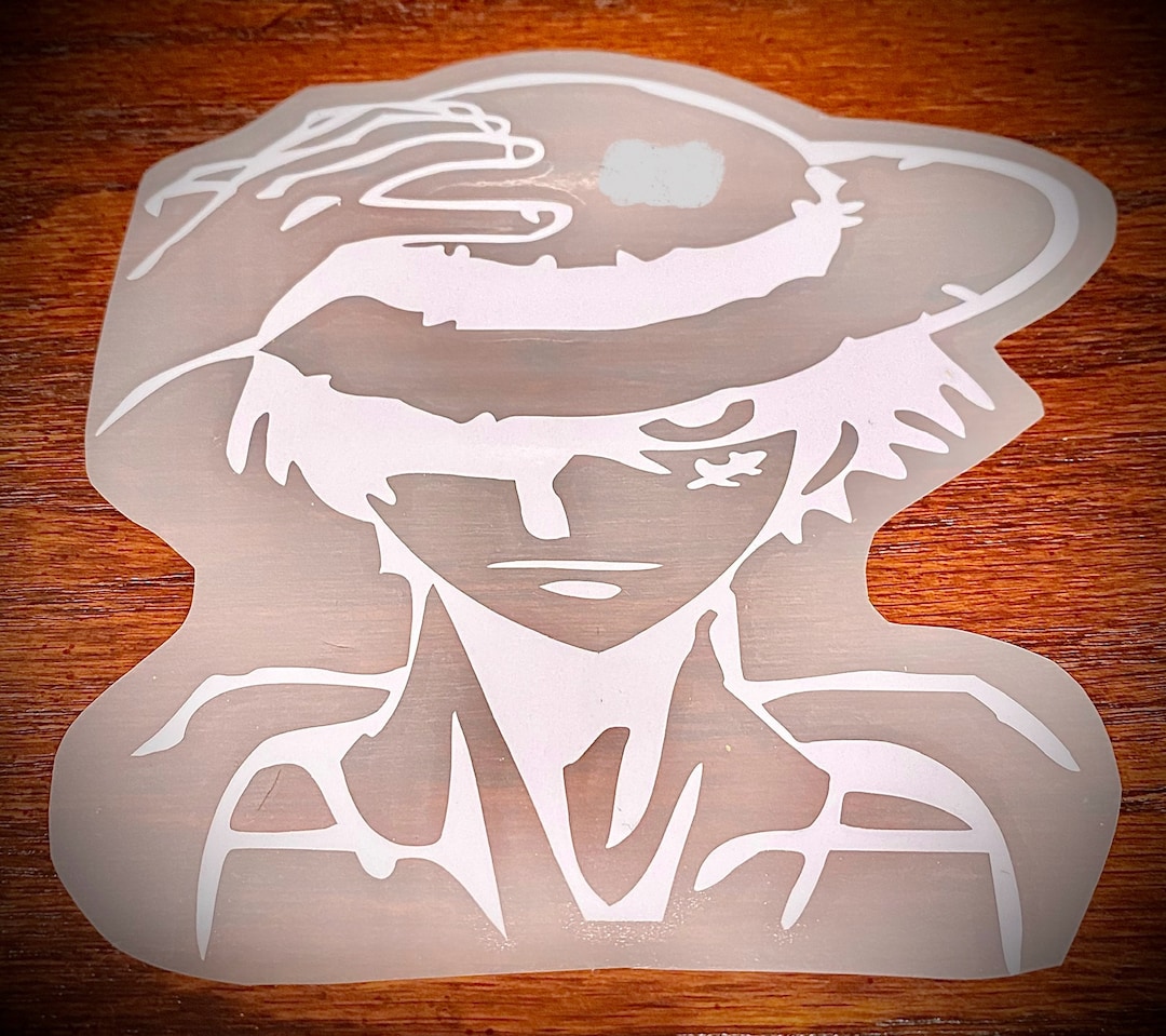 Luffy One Piece Vinyl Sticker, Luffy, Anime, One Piece, Manga, Vinyl ...