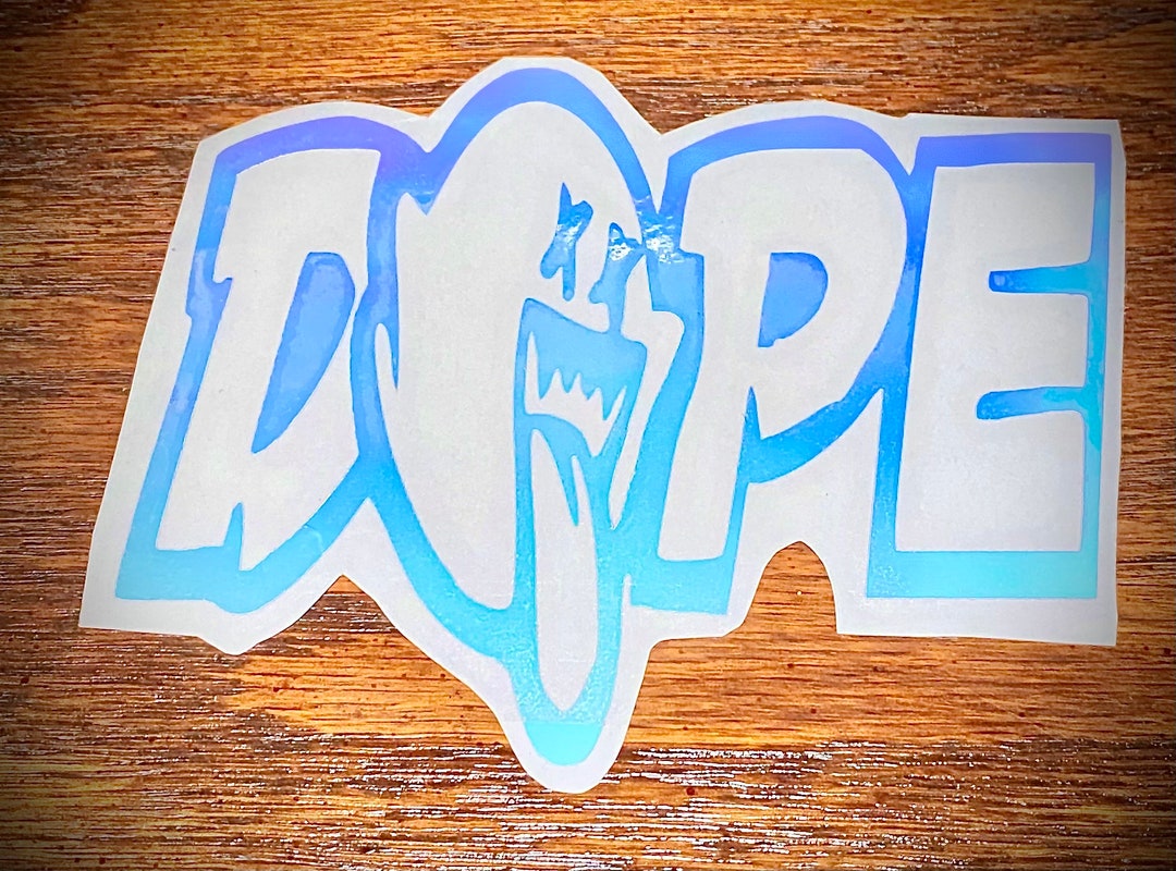 Dope Ghost Vinyl Sticker, Ghost, Cute, Vinyl, Sticker, Decal, Vinyl ...