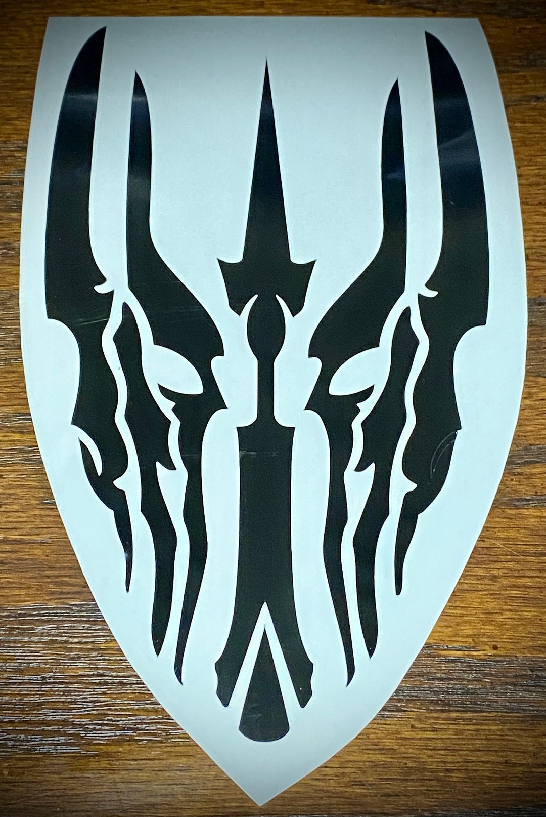 LOTR Mask of Sauron Vinyl Sticker, LOTR, Mask of Sauron, Dark Lord ...