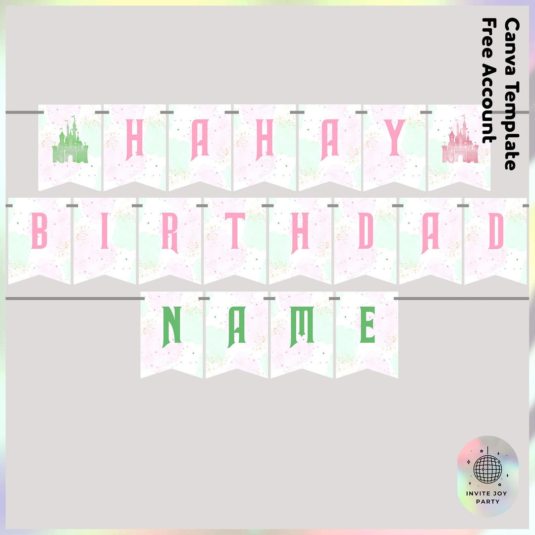 Wicked Movie Birthday Banner | Glinda and Elphaba Happy Birthday Banner ...