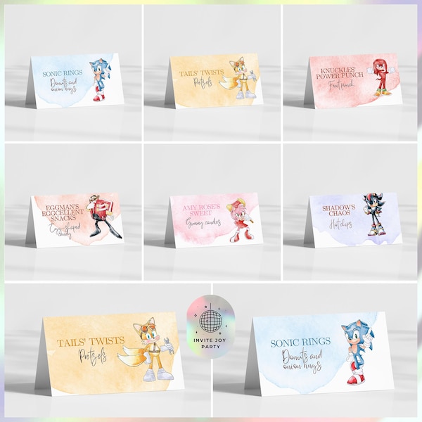 Sonic Name Tag - Etsy