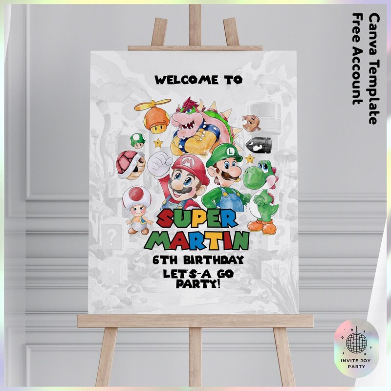 Super Mario Poster - Etsy