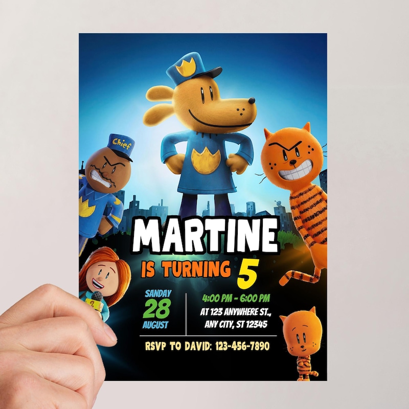 Dogman Invitations - Etsy