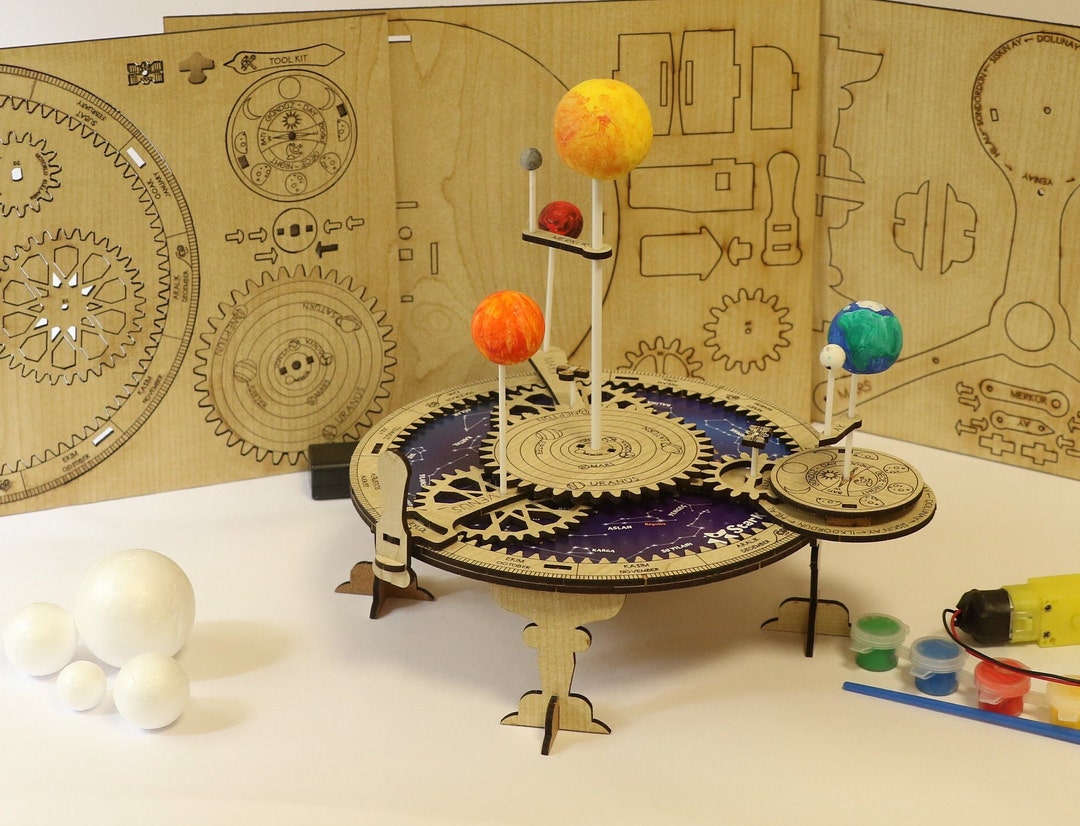 Solar System Svg Plan 3 Mm/0.12 in Laser Cut/cnc Project - Etsy