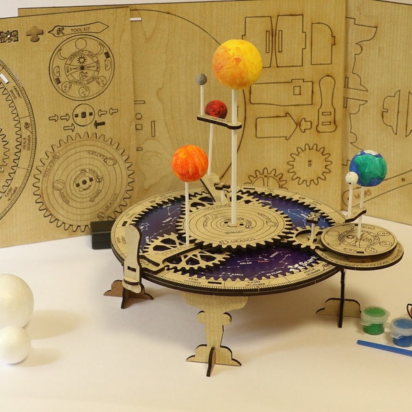 Laser Cut Solar System Svg - Etsy