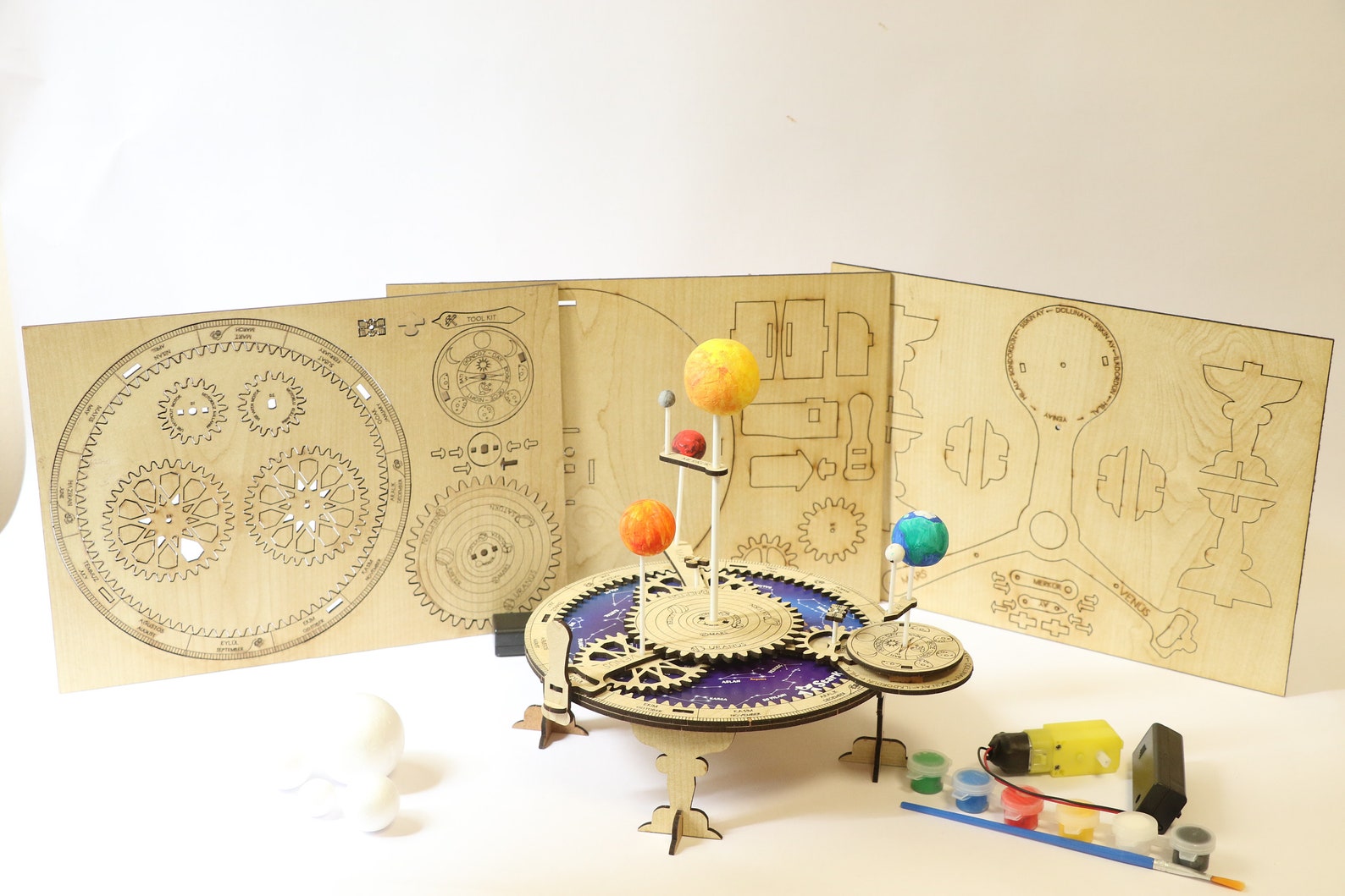 Solar System Svg Plan 3 Mm/0.12 in Laser Cut/cnc Project - Etsy