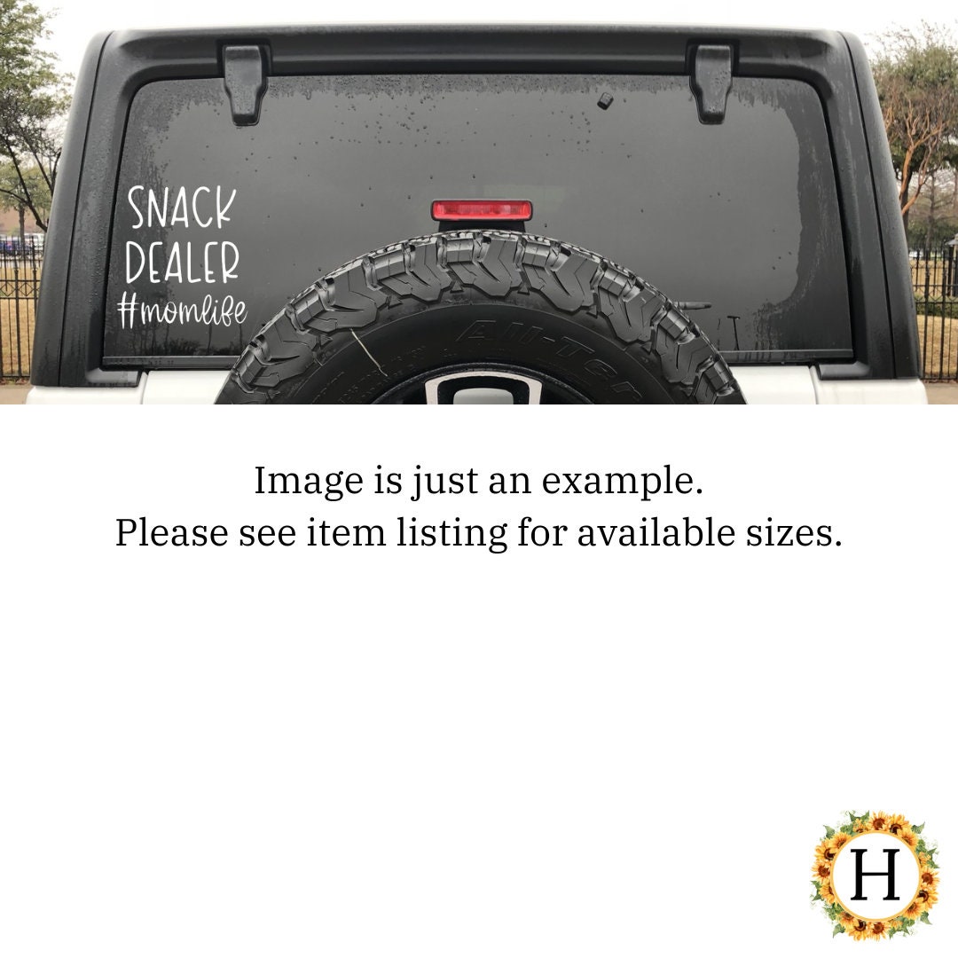Snack Dealer Decal Truck Decal Car Decal - Etsy