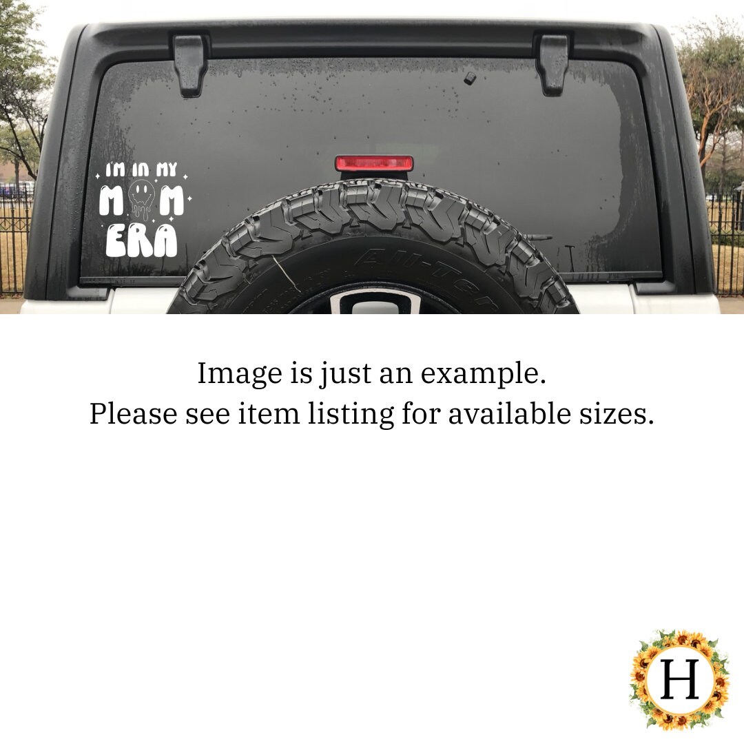 In My Mom Era Decal Trendy Decal Car Decal Truck Decal Tumbler Decal - Etsy