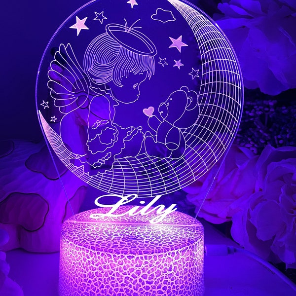 Angel Night Light - Etsy