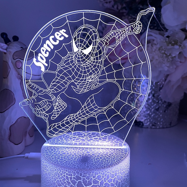 Superhero Nightlight - Etsy