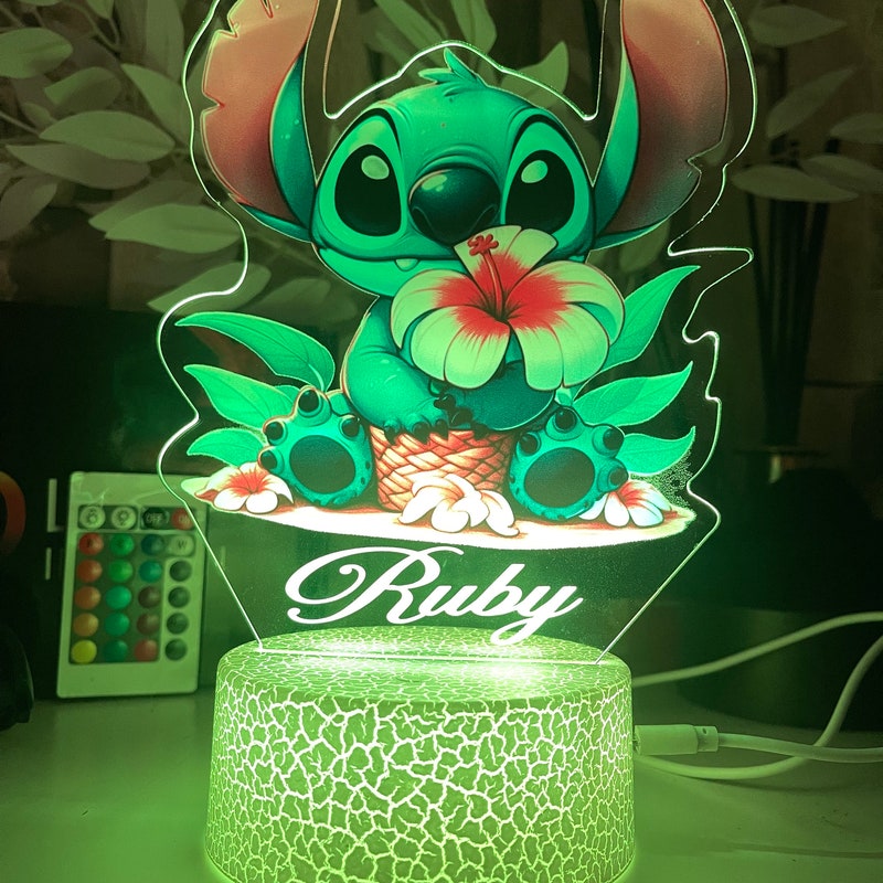 Stitch Led Night Light - Etsy