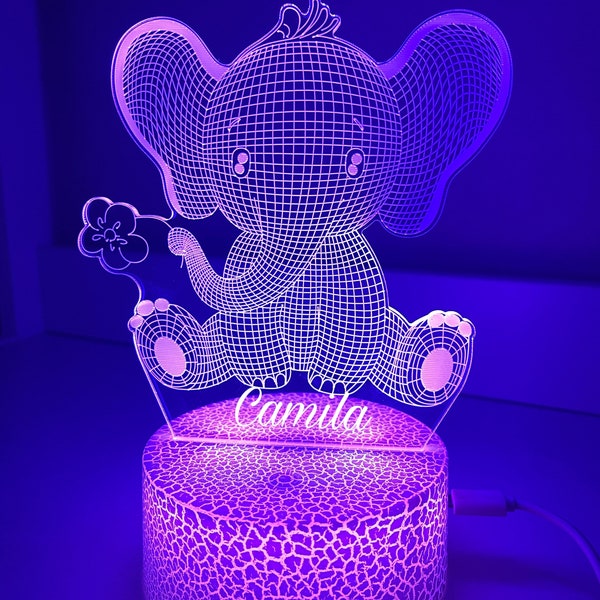 Elephant Light - Etsy