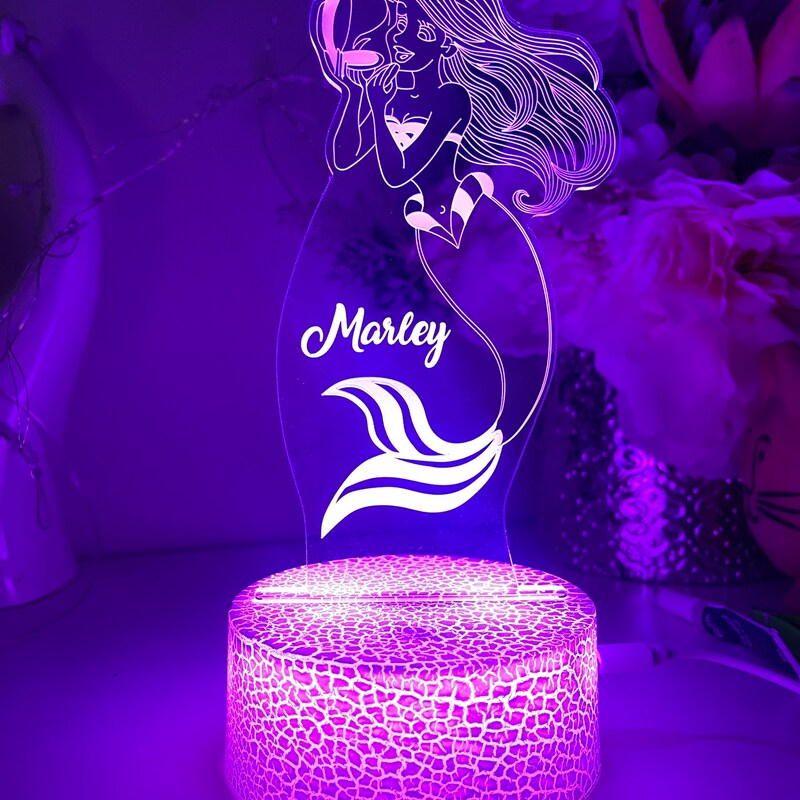 Mermaid Lamp - Etsy